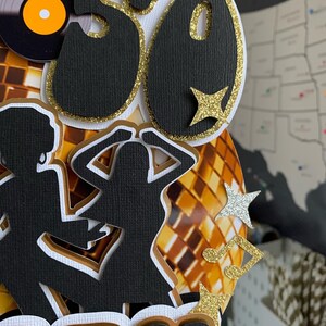 Disco Cake Topper, 70s Disco Cake Topper - Etsy