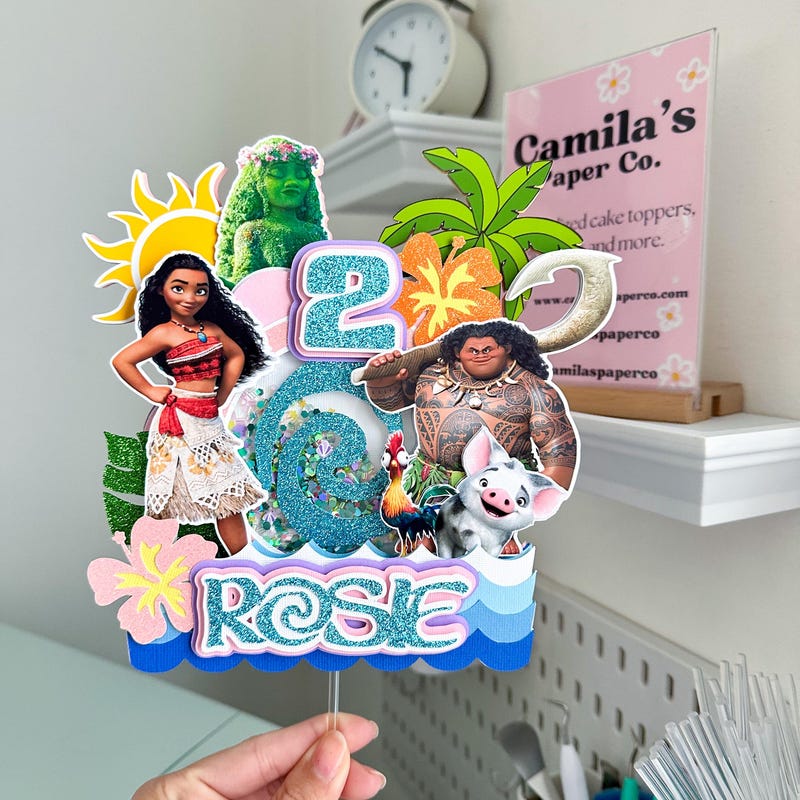 Moana Cake Topper - Etsy