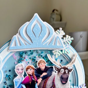 Elsa Cake Topper, Frozen Cake Topper, Winter Cake Topper, Snowflake ...