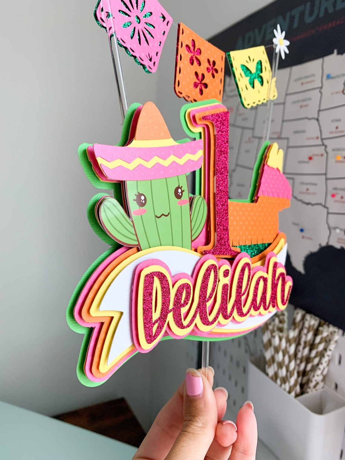 Fiesta Cake Topper Cinco De Mayo Cake Topper Mexican Cake - Etsy