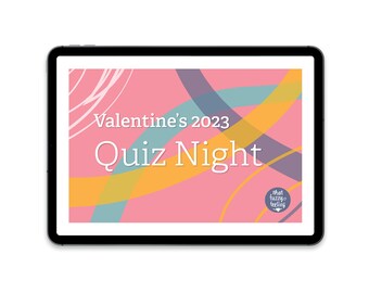 Printable Valentine's Picture Quiz Mixed Level - Etsy