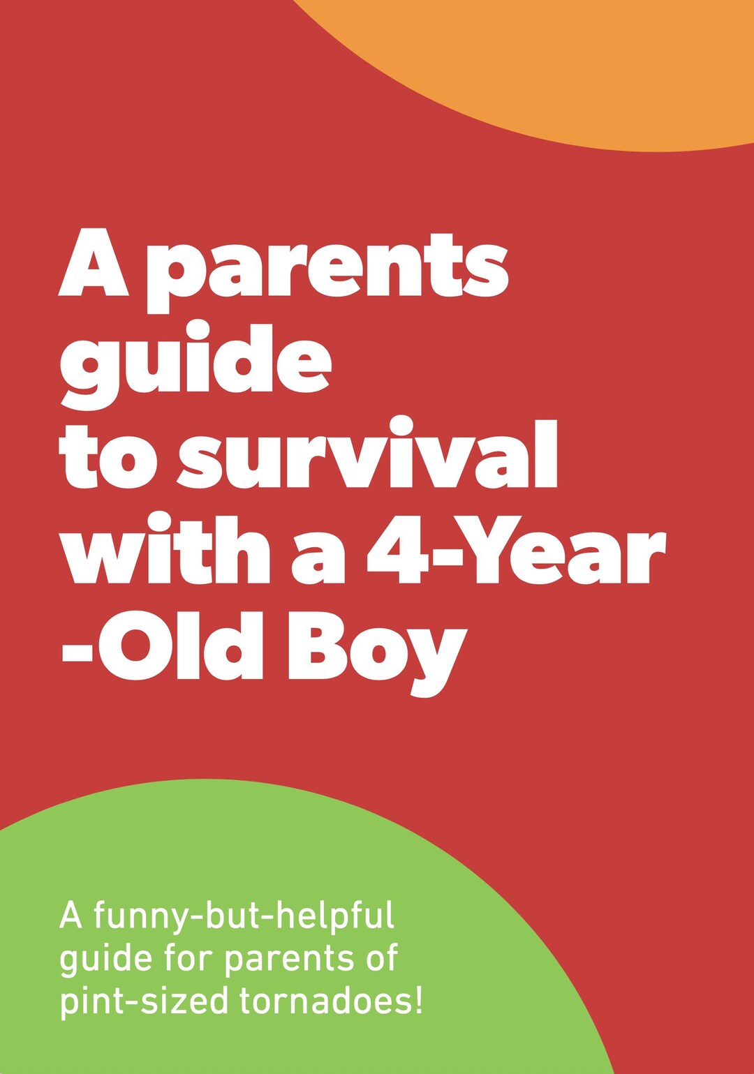 A Parents Guide to Survival With a 4 Year Old Boy - Etsy