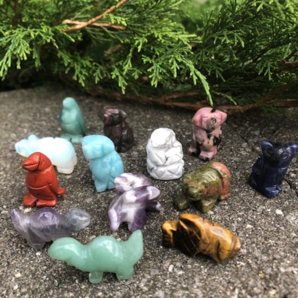 Crystal Animal - Etsy