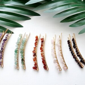 Crystal Hair Clips, Hair Pins, Hair Accessories, Crystal Gifts - Etsy