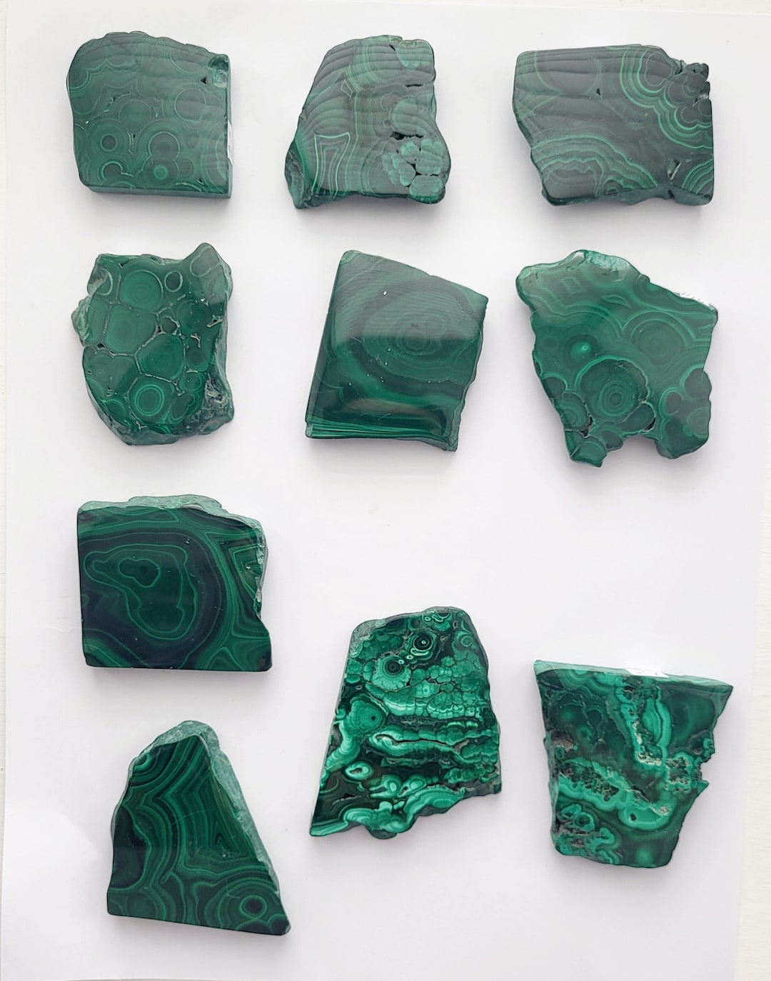 Natural Malachite Slabs, Malachite Stone, Malachite Slices - Etsy