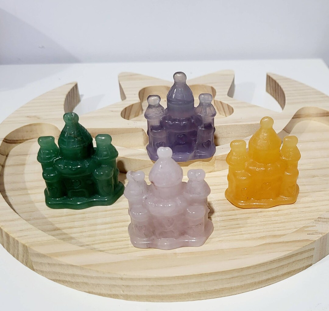 Crystal Princess Castle Carvings, Crystal Carvings, Holiday Crystal ...