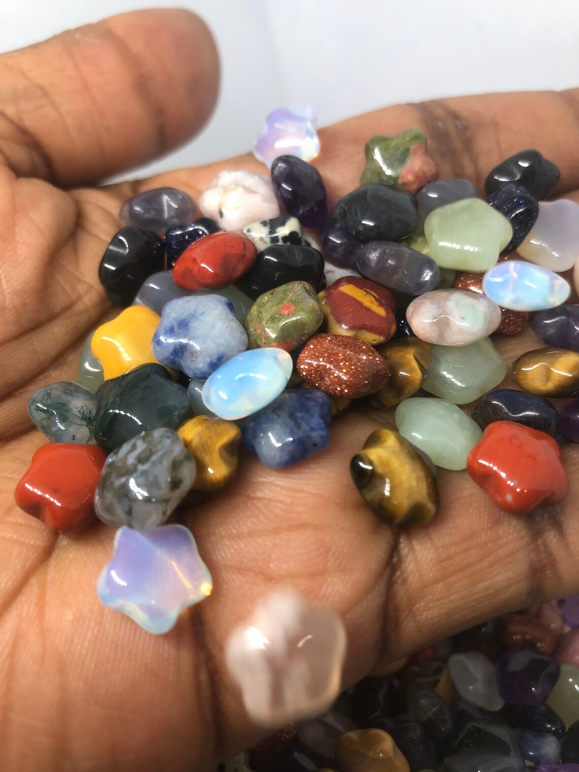 Mini Crystal Stars Mini Stars Crafting Gemstone Stars - Etsy