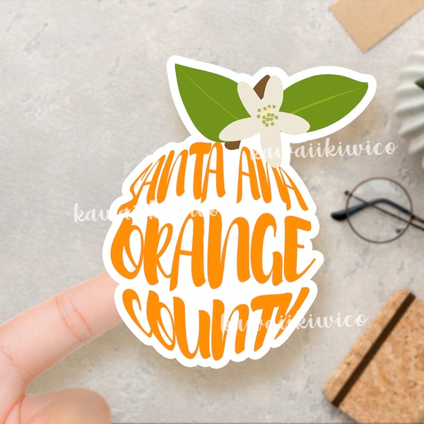 Orange County Sticker - Etsy