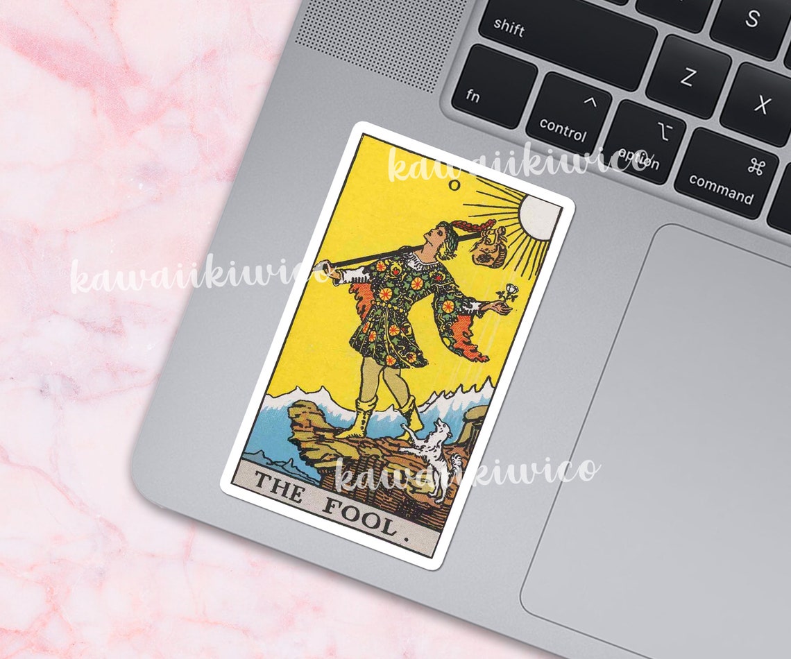The Fool Rider-waite Tarot Card Major Arcana Water-resistant - Etsy