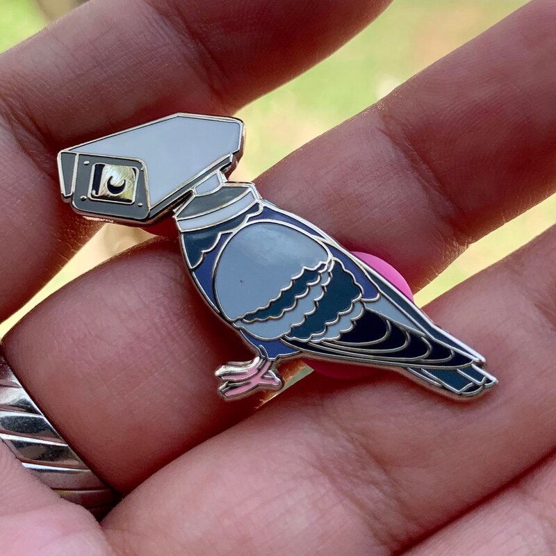 Bird Pin - Etsy