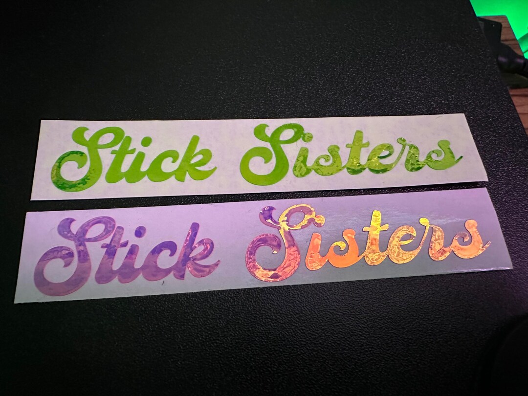 Stick Sisters Vinyl Decal, Various Sizes - Etsy