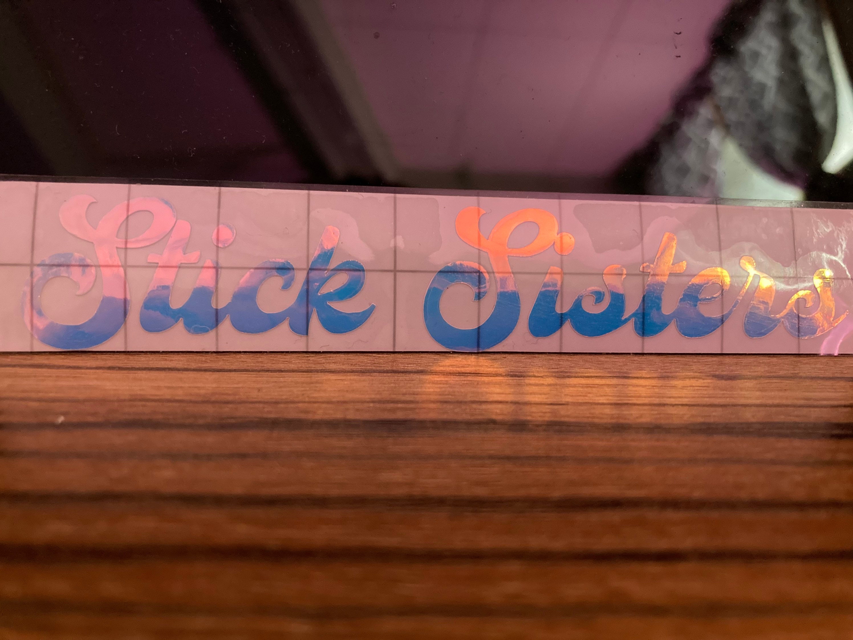 Stick Sisters Vinyl Decal, Various Sizes - Etsy