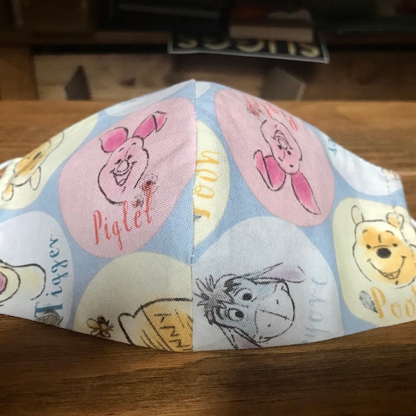 Winnie the Pooh Face Mask - Etsy