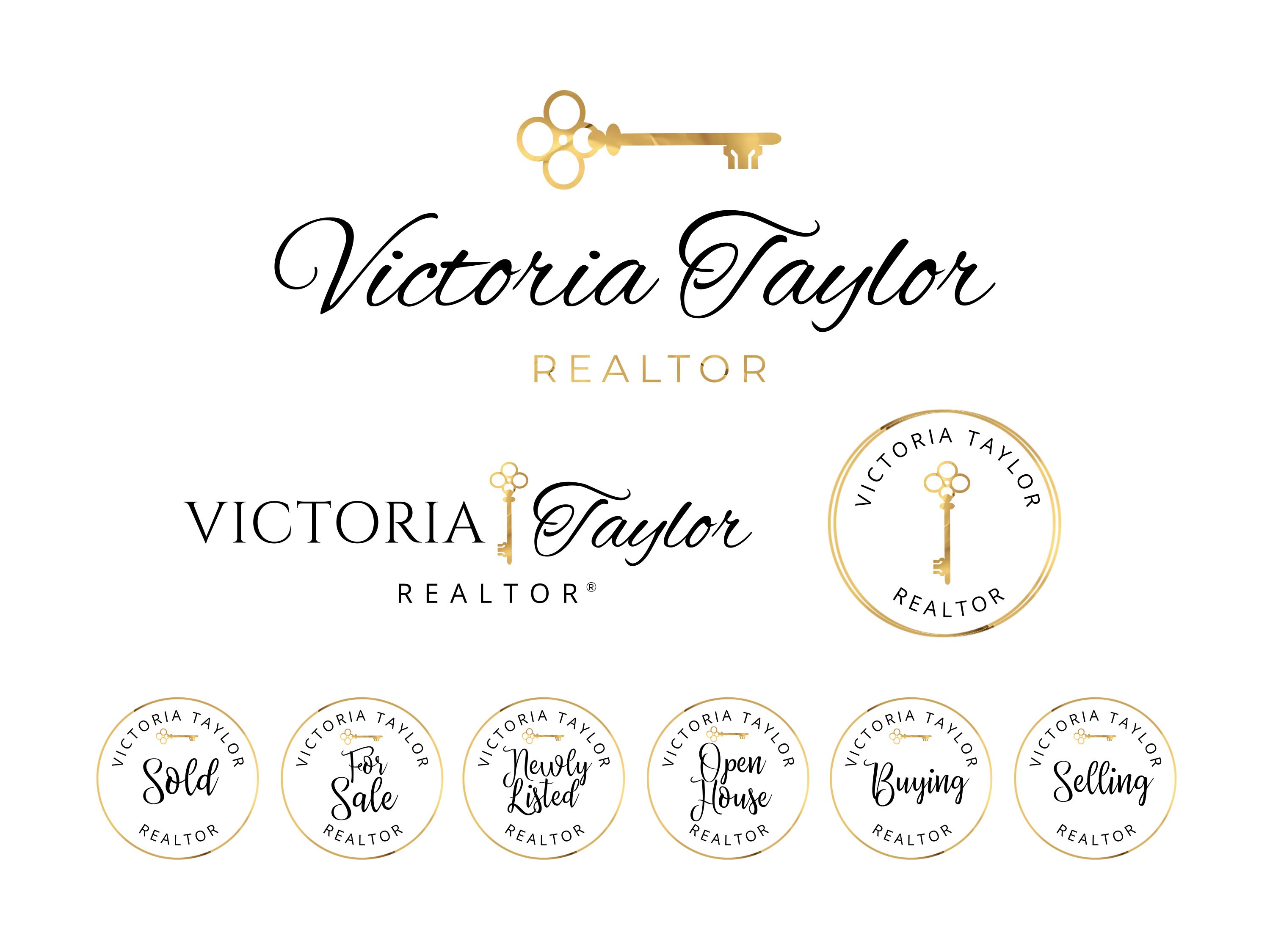 Realtor Logo and Branding Kit Realtor Logo Real Estate | Etsy