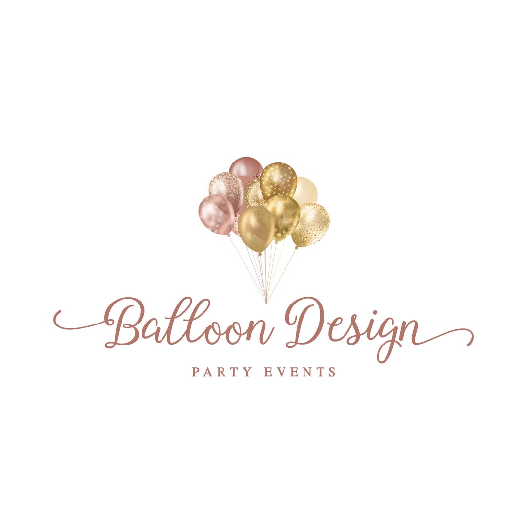 Balloon Logo, Party Planner Logo, Events Logo Design, Event Planner ...