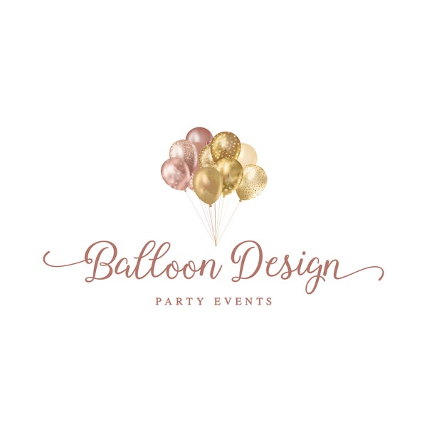 Balloon Logo Design - Etsy