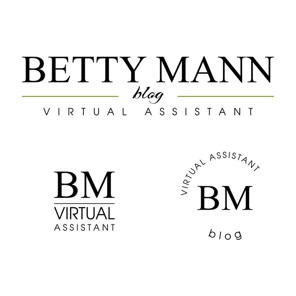 Virtual Assistant Logo - Etsy