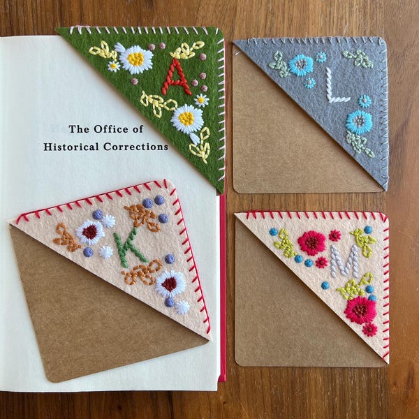 Corner Bookmarks - Etsy