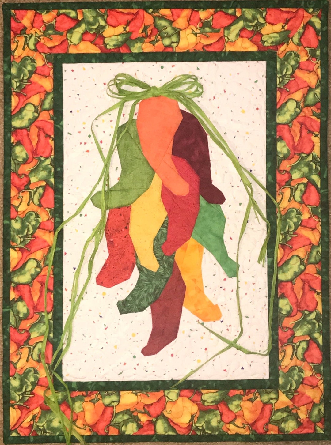 Chili Ristra Paper Pieced Pattern - Etsy
