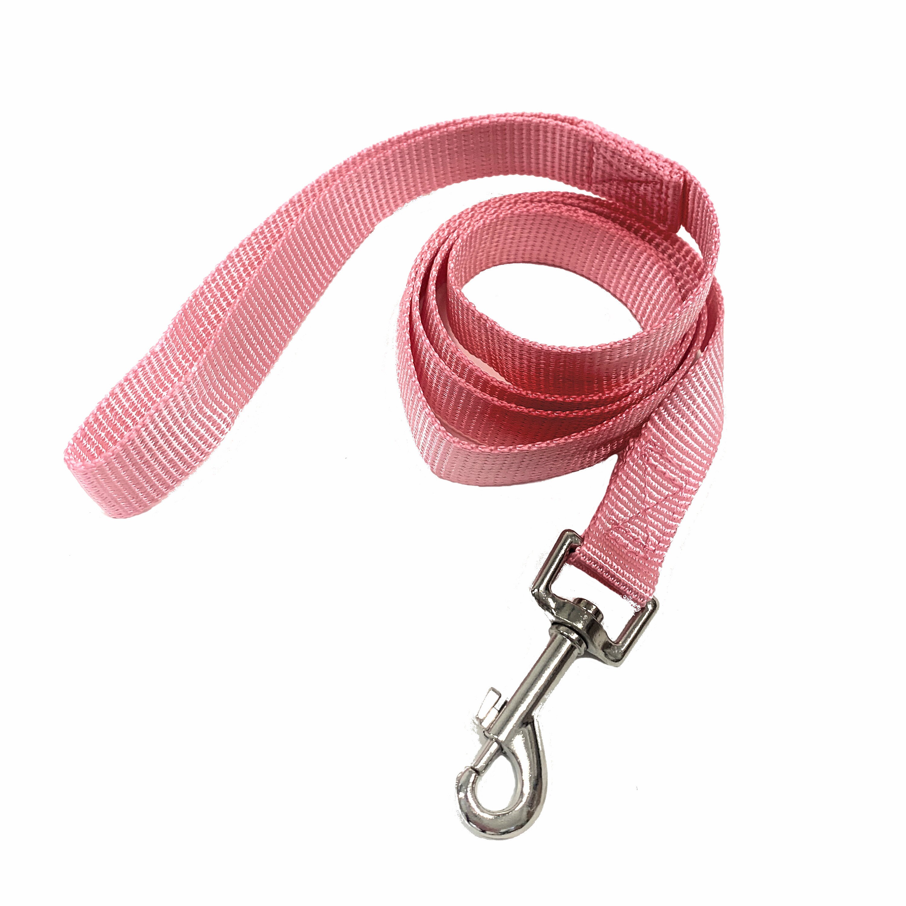 Light Pink Fabric Dog Lead 120cm Long | Etsy