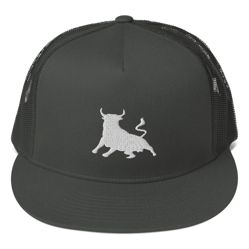 Wall Street Bull Snapback Hat Stock Trading and Investing Apparel ...