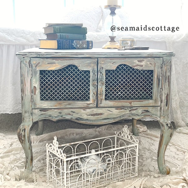 Distressed Nightstand - Etsy