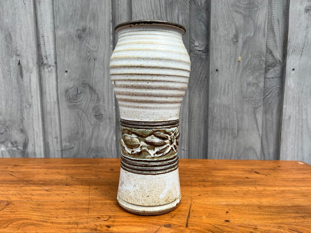 Vintage 1960s John JACK MASSON Studio Pottery Vase Mcm Modern Ceramic ...