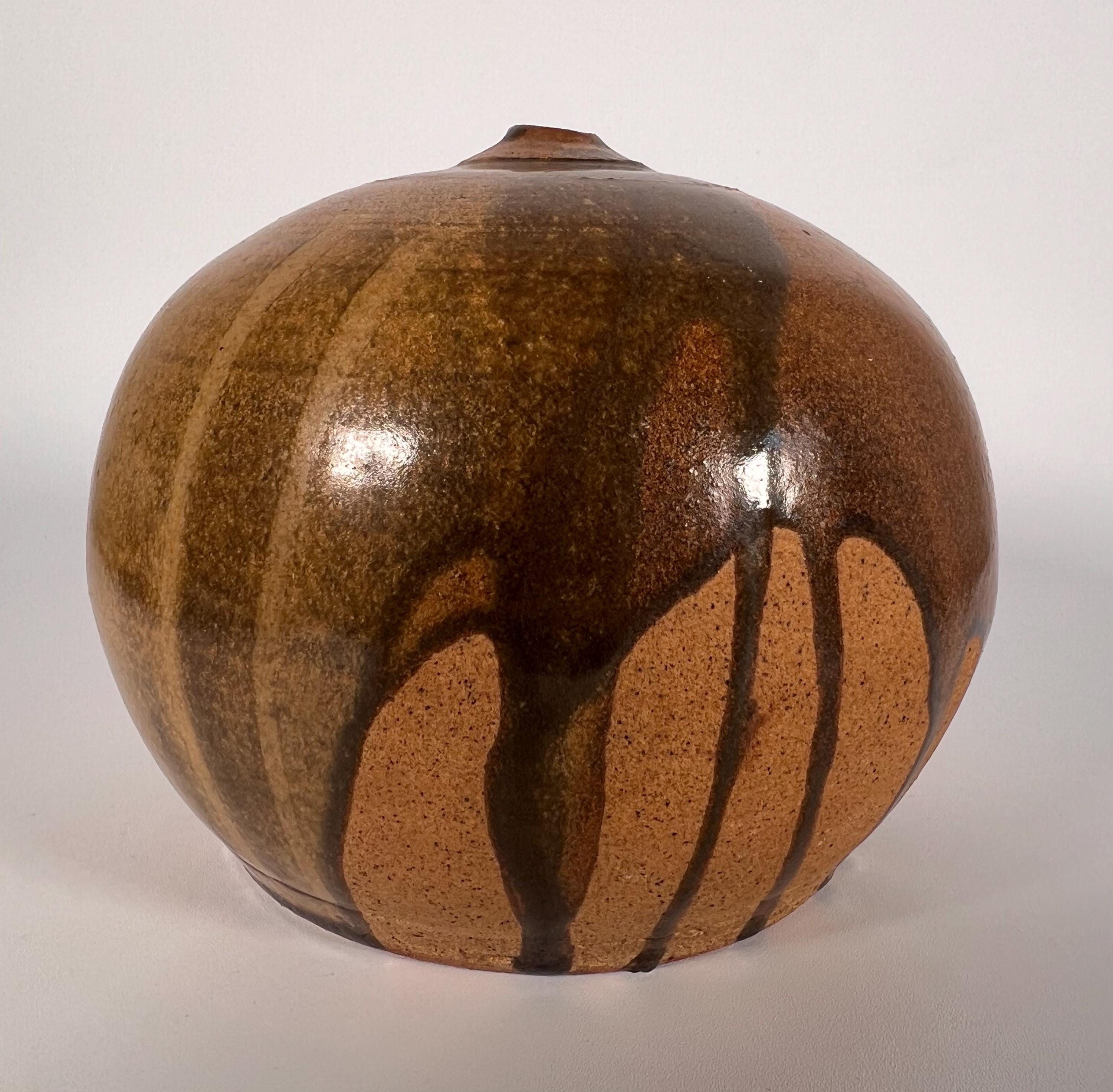 Vintage 1960’s STUDIO POTTERY Vase - Weed Pot - Seed - Modern - Peter ...