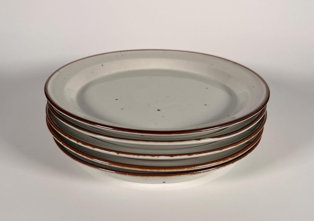 Vintage DANSK BROWN MIST 8.5” Side Plates- Set of Five - Denmark ...
