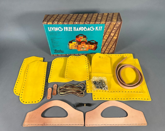 Vintage Old-stock 1970s Tandy LEATHER HANDBAG KIT Hippie Boho Unused - Etsy