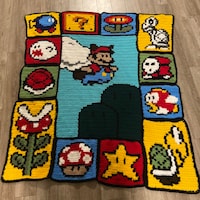 SUPER MARIO - C2c Graph - Etsy