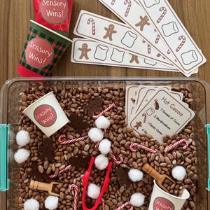 Educational Winter Hot Cocoa Sensory Bin Extras - Etsy