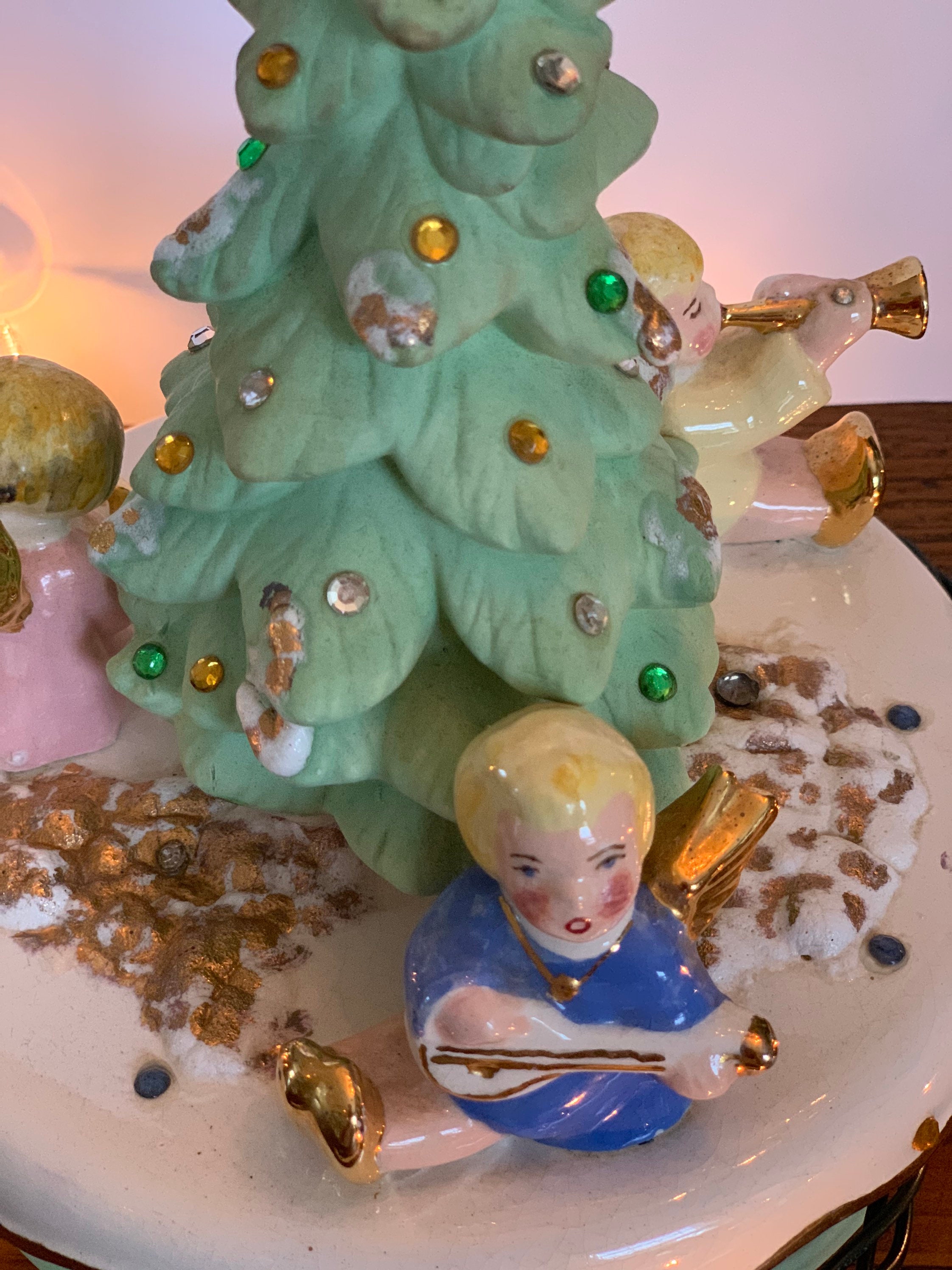 Vintage Rotating Windup Christmas Tree Musical Box. - Etsy.de