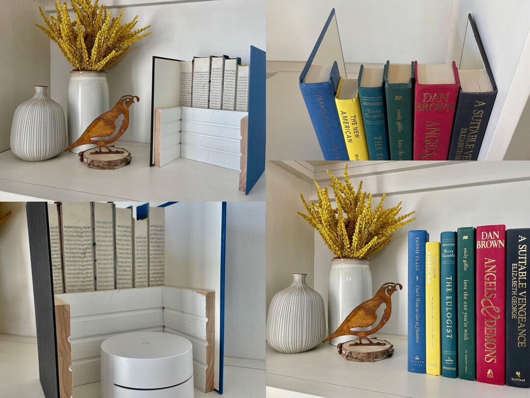 Undercover Open Top Book Hidden Storage Solution for Hiding Modem ...