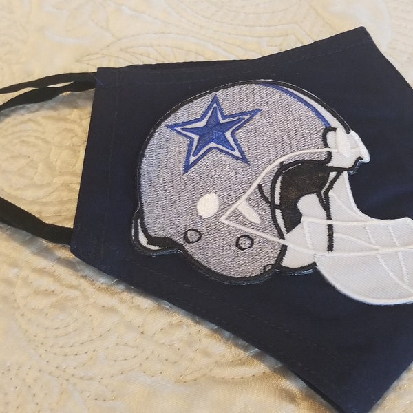Dallas Cowboys Face Mask - Etsy