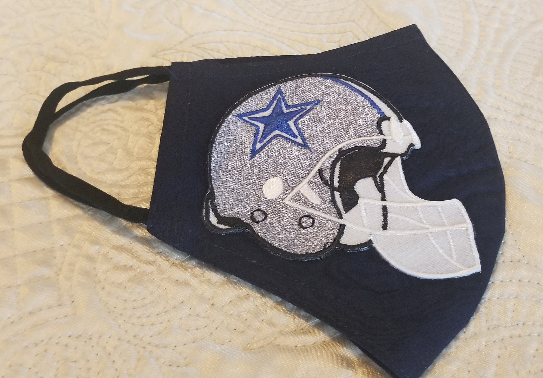 Dallas Cowboy Face Covering Mask - Etsy