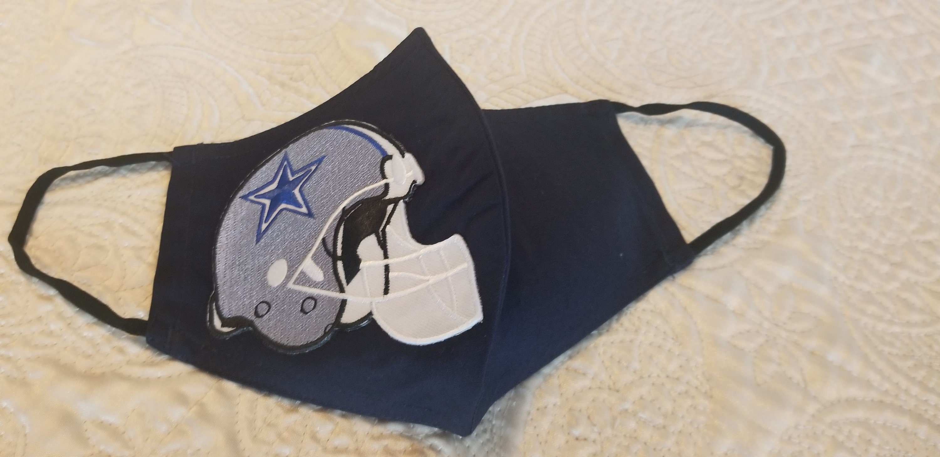 Dallas Cowboy Face Covering Mask - Etsy