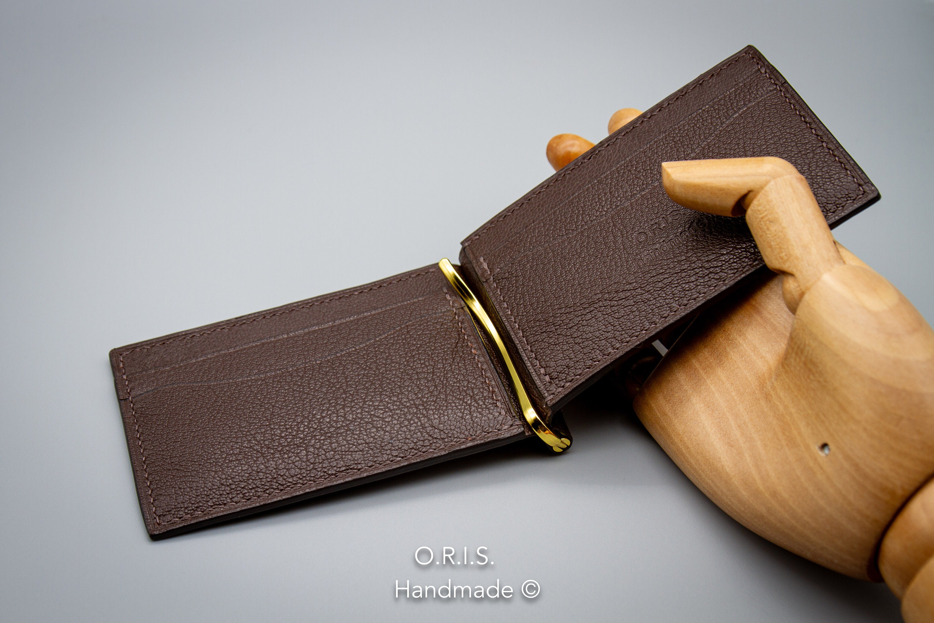 Leather Money Clip Wallet, Money Clip Card Holder, Personalized Wallet ...