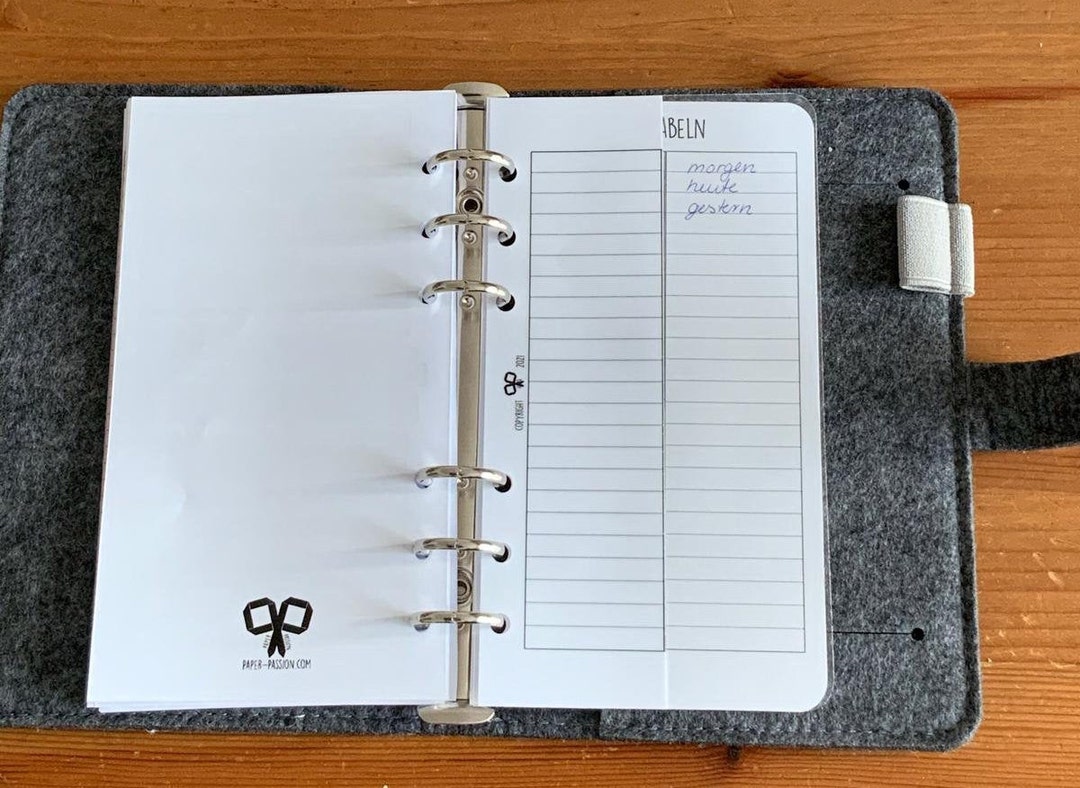 Calender Inserts Wipeable Foils for Vocabulary Passion Line - Etsy
