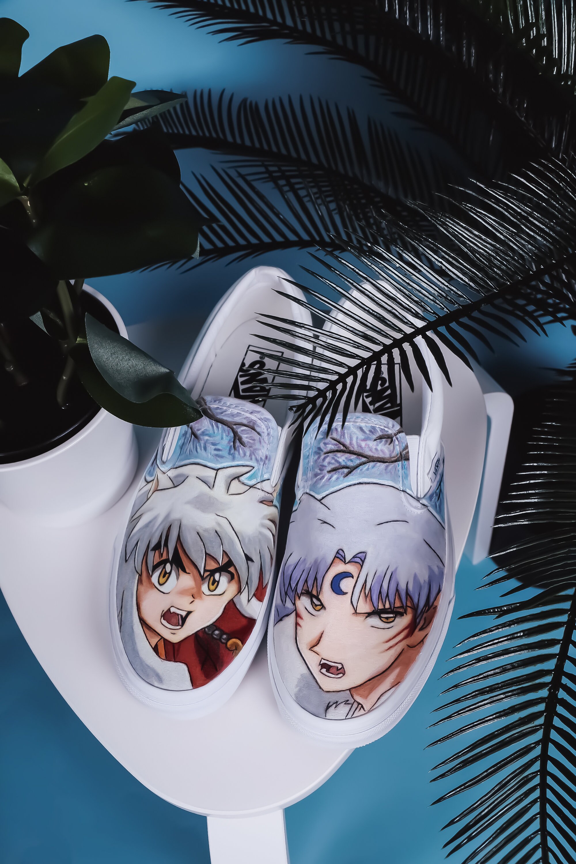 Custom Anime/cartoon Vans Shoes - Etsy