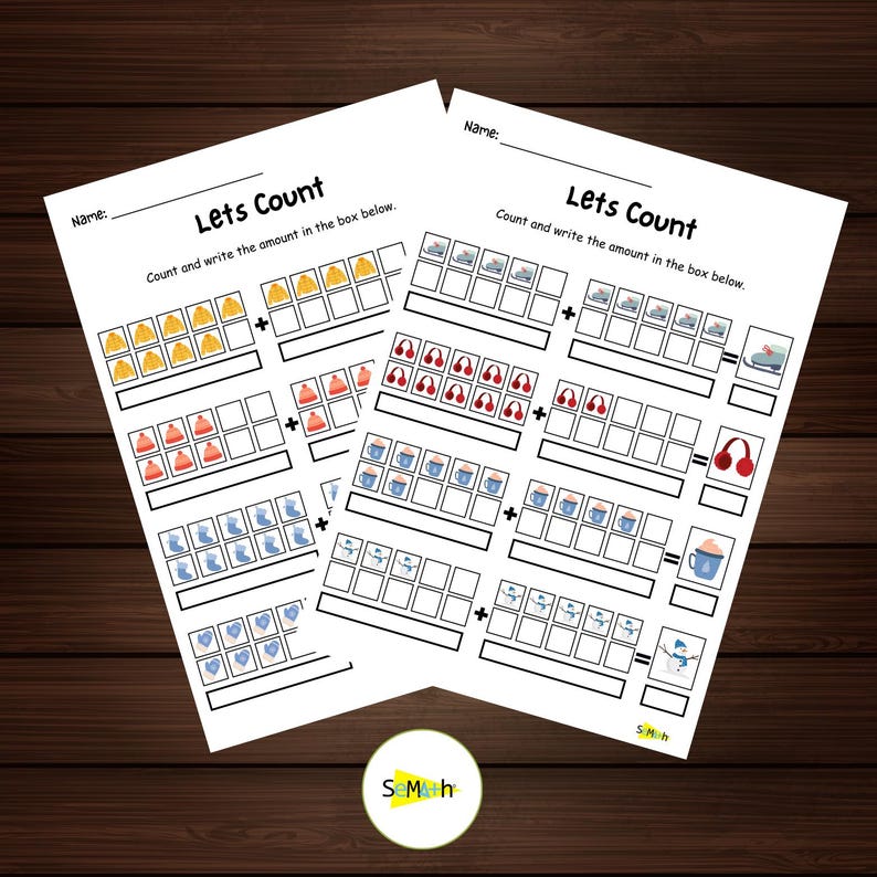 Printable Addition Worksheets, Single and Double Digit Addition, Maths ...