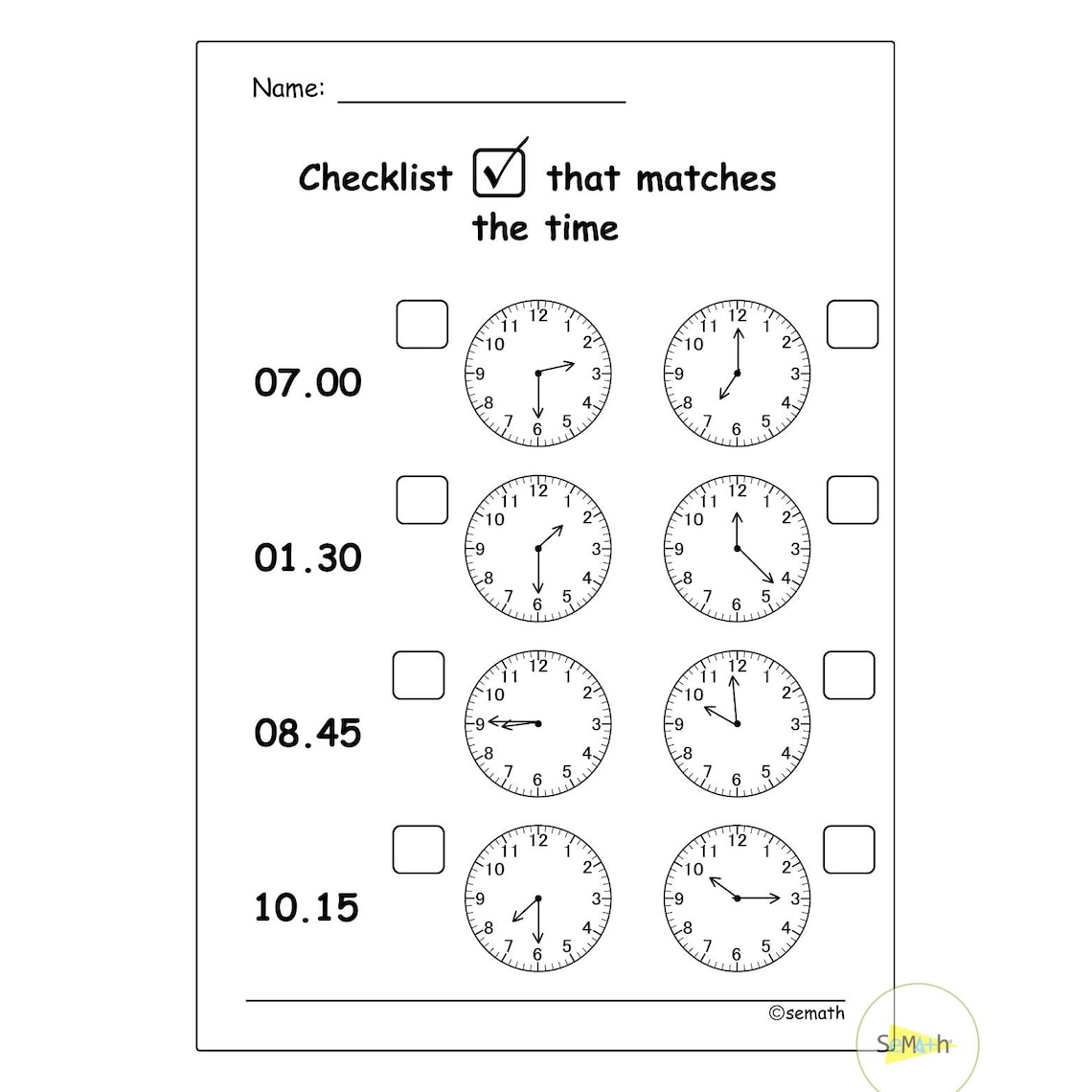 30 Printable Learning to Tell Time Worksheets. Kindergarten-1st Grade ...