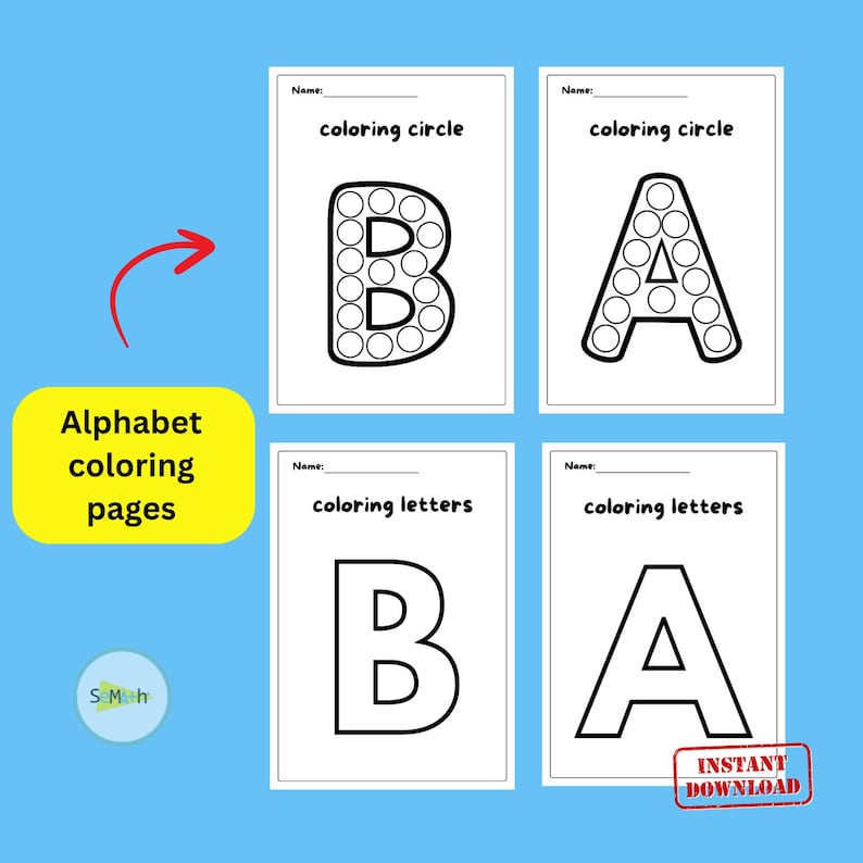 Preschool Alphabet Tracing Pages - Upper and Lower Case Letters ...