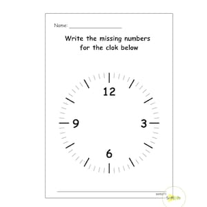 30 Printable Learning to Tell Time Worksheets. Kindergarten-1st Grade ...