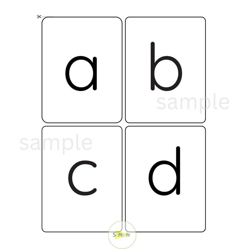 Alphabet Flashcards Printable for Preschoolers and Toddlers, Uppercase ...