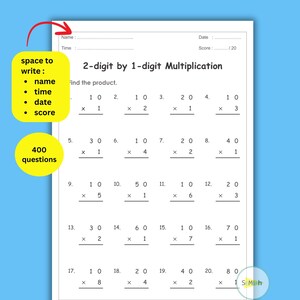 Printable Multiplication Worksheets, Math Drills, Maths Practice, 2 ...