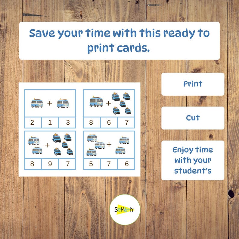 Printable Addition Clip Cards, Maths Practice, Number Counting ...