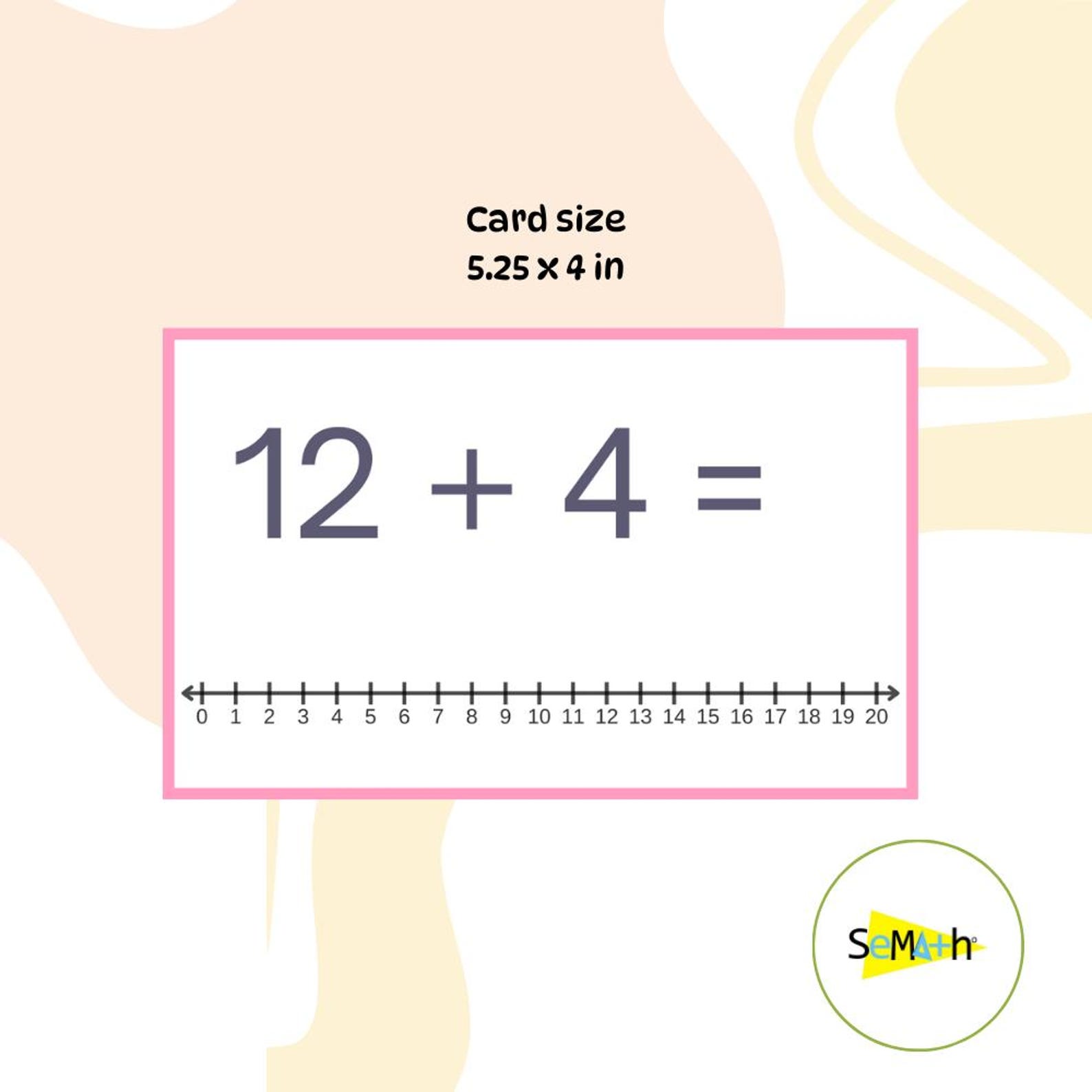 Addition Cards Teens up to 20 Task Cards Flashcards Wipe Clean by ...