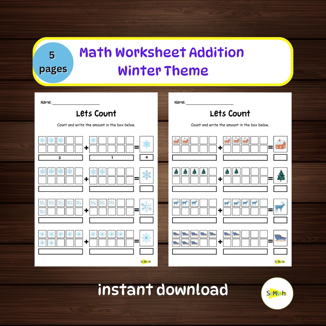 Printable Addition Worksheets, Single and Double Digit Addition, Maths ...