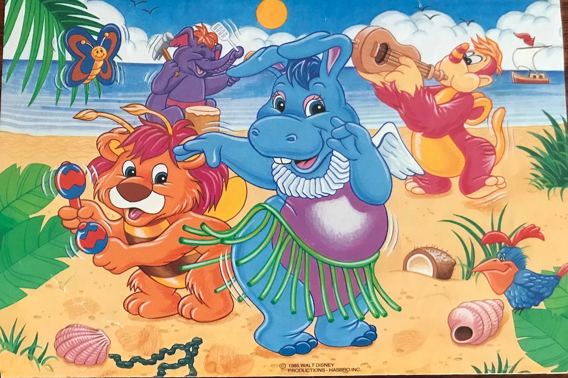 Very Rare Disney the Wuzzles Six Sided Cube Puzzle. | Etsy UK